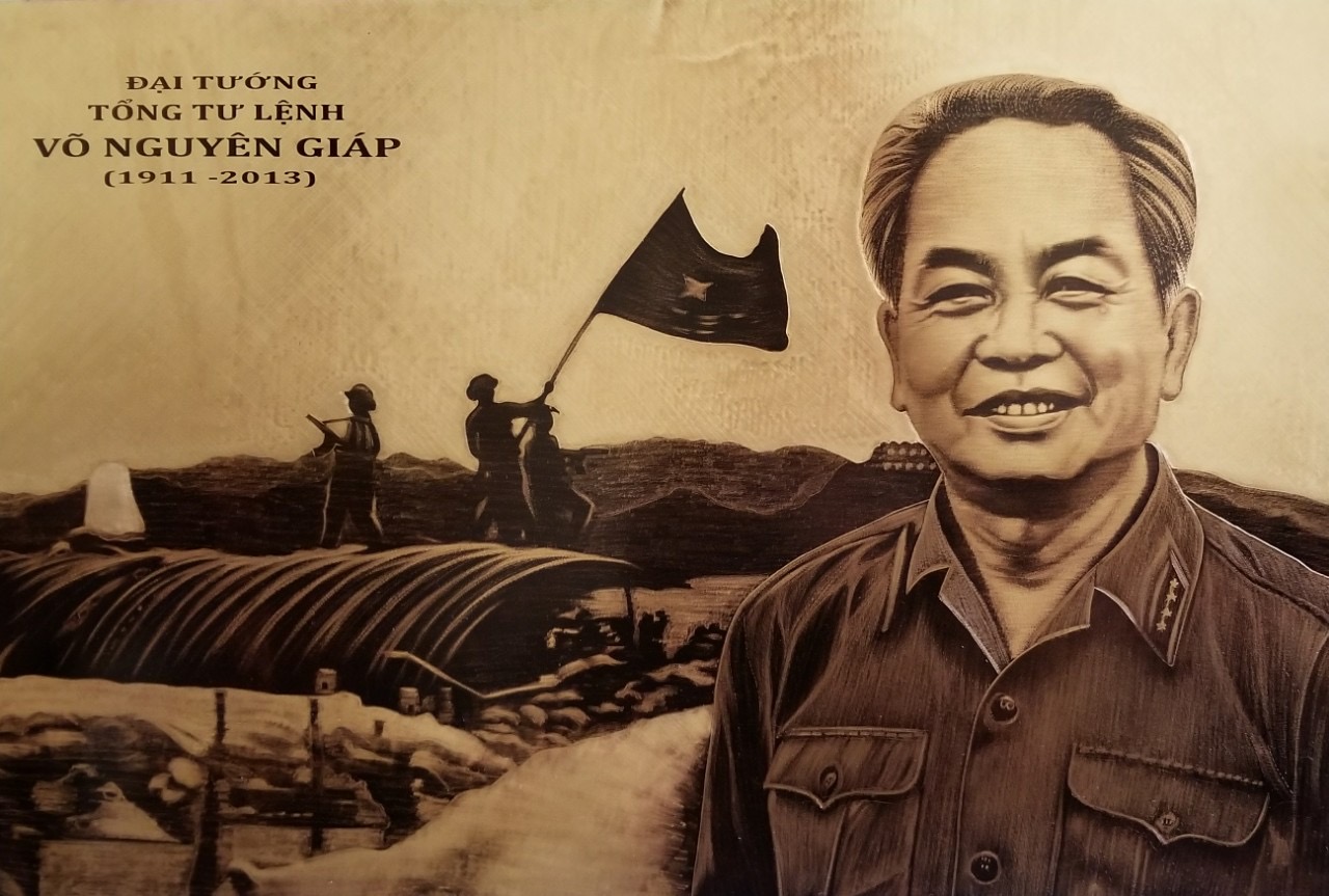 Đại Tướng Võ Nguyên Giáp Tranh Chân Dung Bằng Đồng