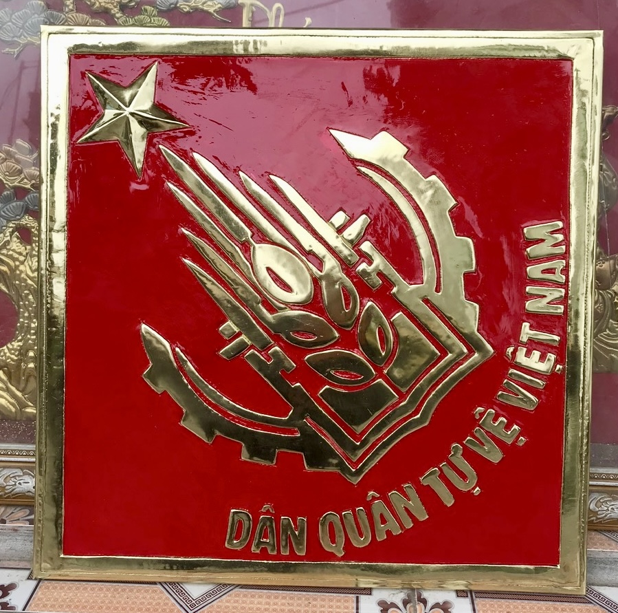 Logo Dân Quân Tự Vệ Việt Nam Bằng Đồng